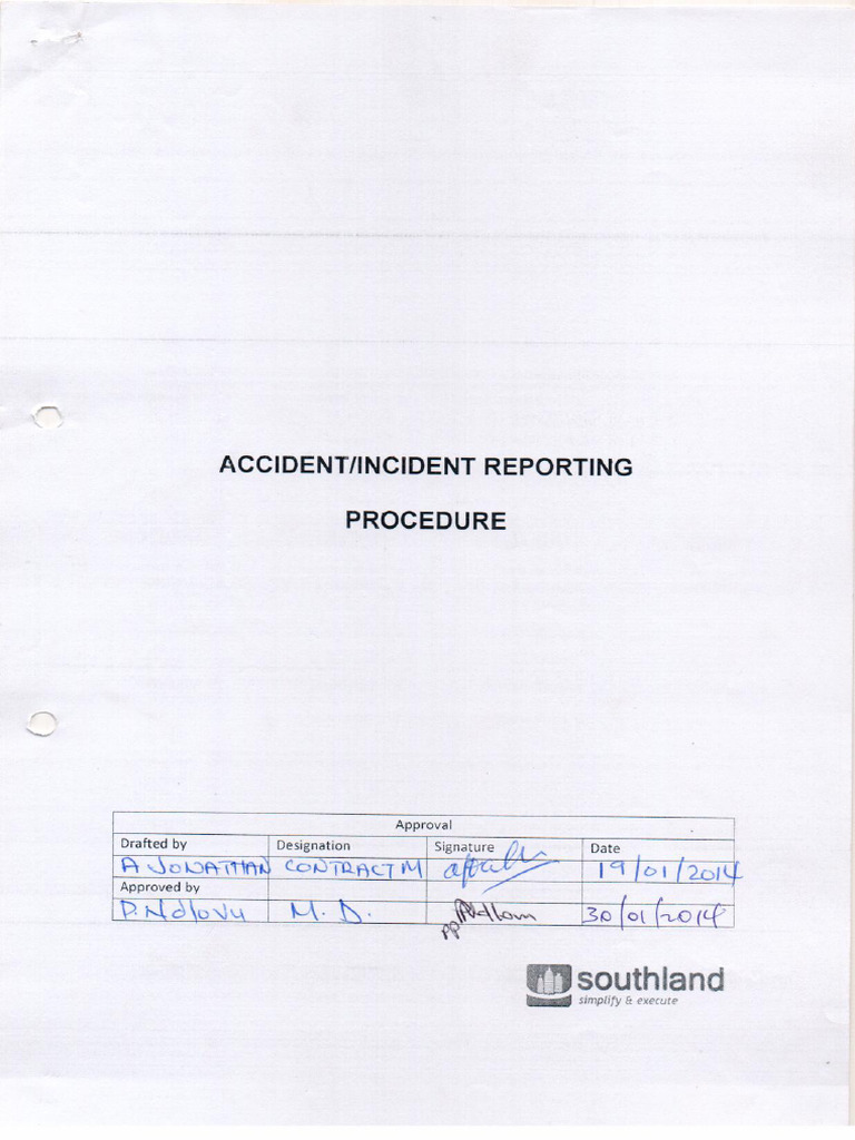 Procedures | PDF