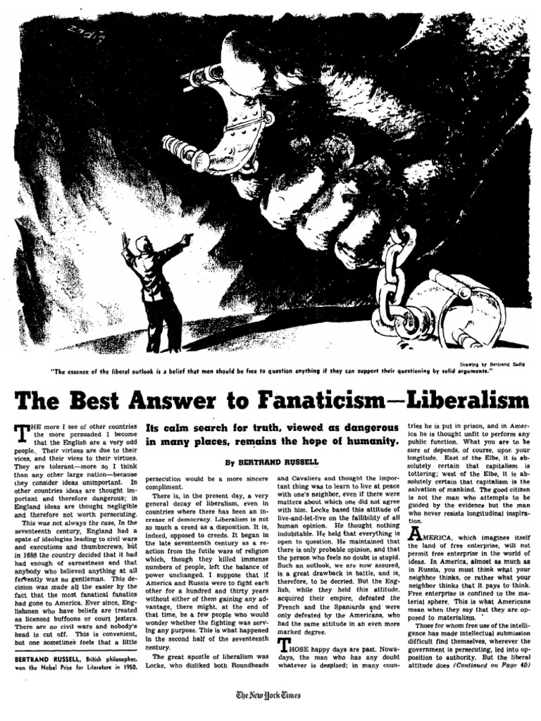 Bertrand Russell's Ten Commandments On Critical Thinking | PDF