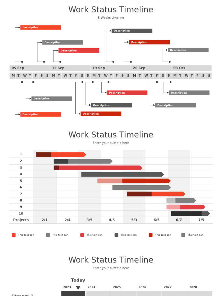Work Status Timeline 16 9 | PDF