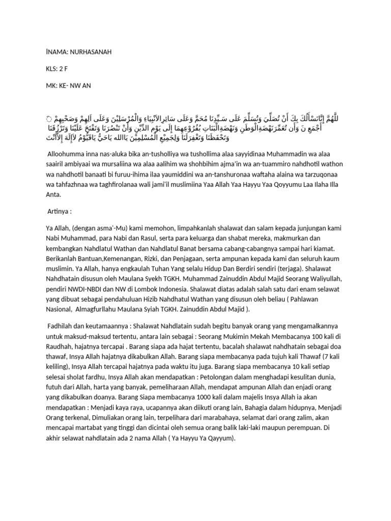 اNAMA - NURHASAN-WPS Ke-NW an Office | PDF