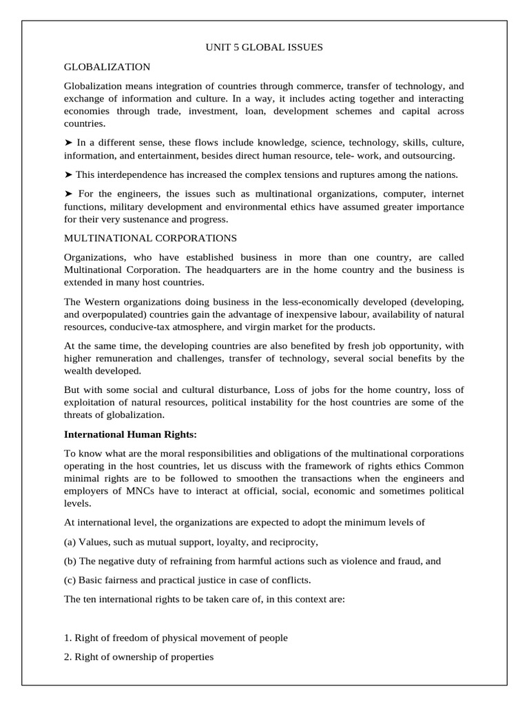 UNIT 5 | PDF | Greenhouse Gas | Climate Change