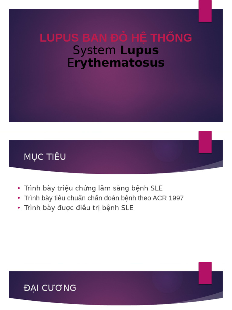 Lupus Ban Đỏ Hệ Thống | PDF
