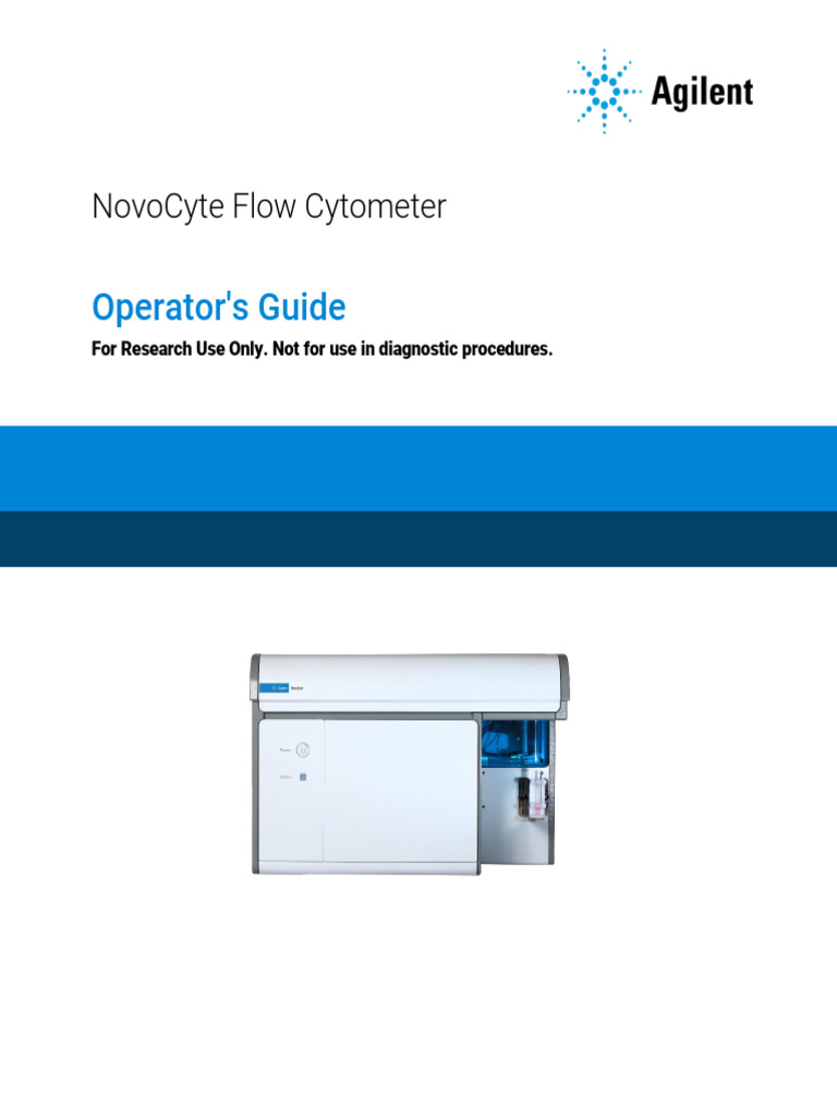 NovoCyte Flow Cytometer Guide | PDF | Electromagnetic Compatibility ...