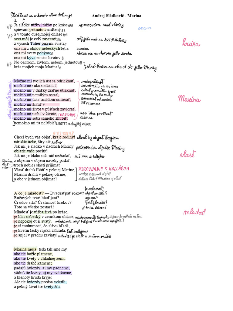 Marína - Ukážky Z Textu 2 | PDF