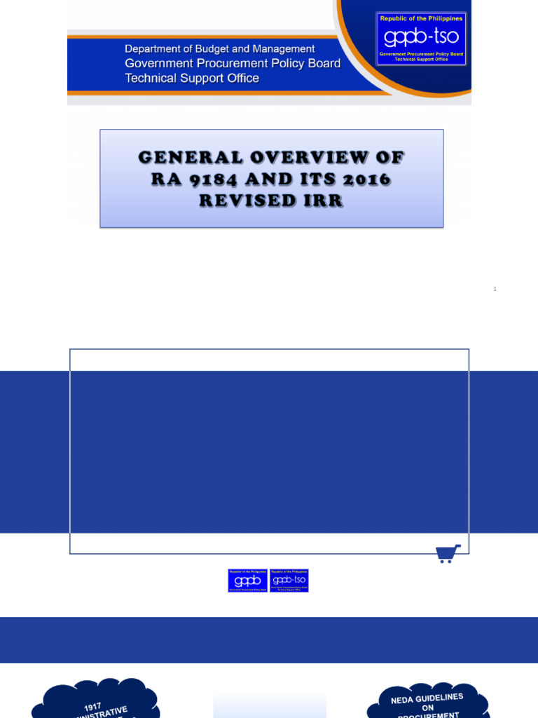 Overview of RA 9184 and Procurement Reforms | PDF | Infrastructure | Procurement
