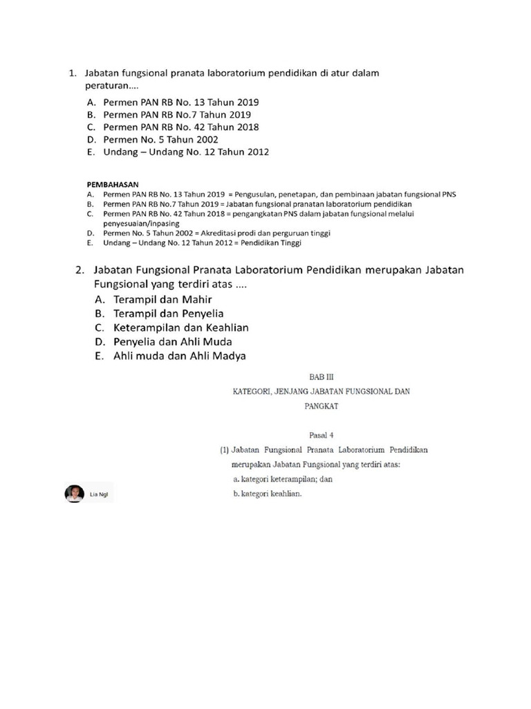 Soal Plp 1 2 Pdf
