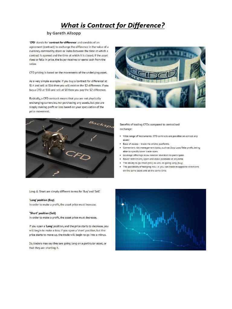 What Is Contract For Difference | PDF