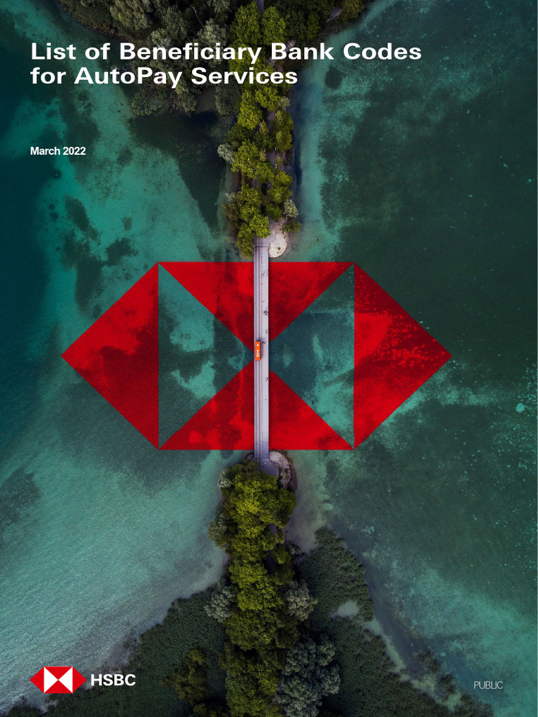 List of Beneficiary Bank Codes For Autopay Services - Cleaned | PDF ...