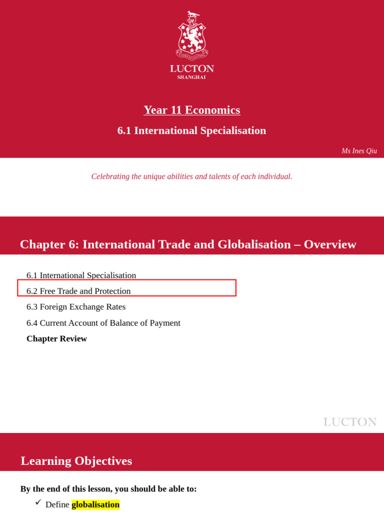 6.2 Free Trade and Protection | PDF | Protectionism | Multinational ...