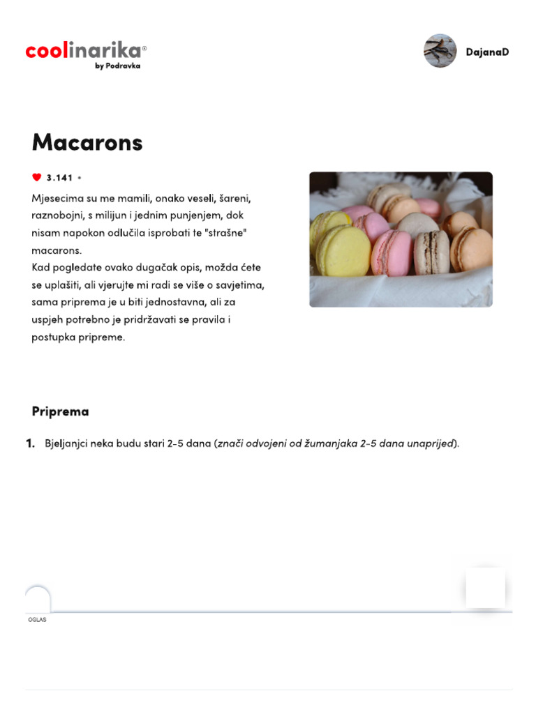 Macarons | PDF