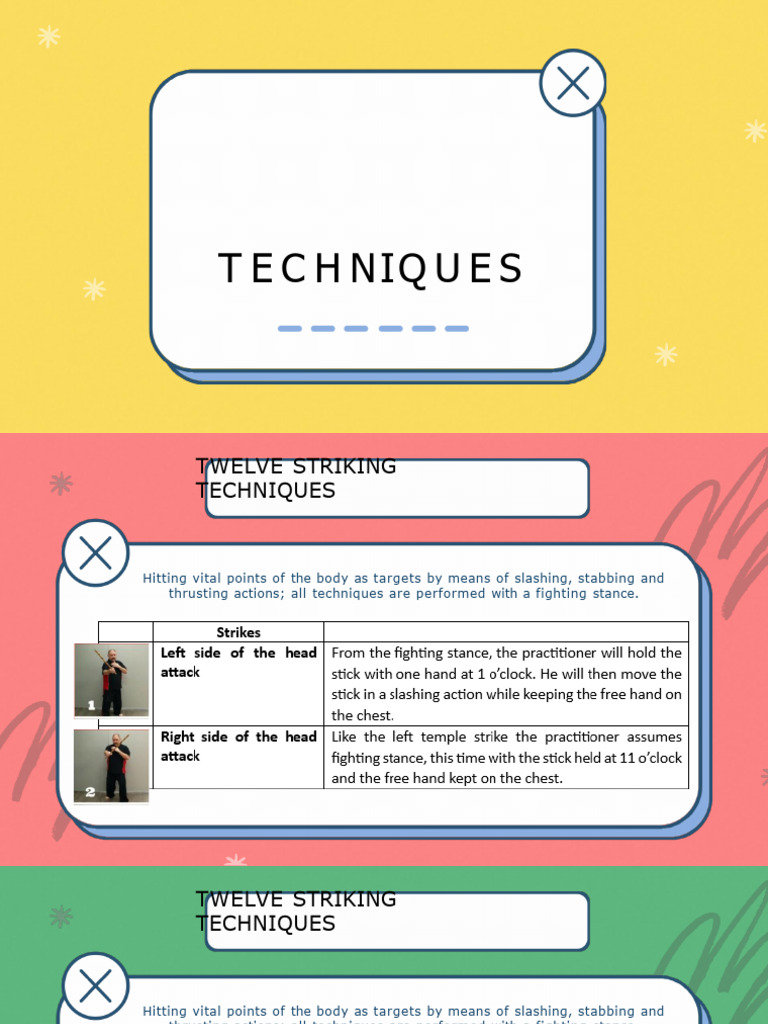 12 Striking Techniques | PDF | History