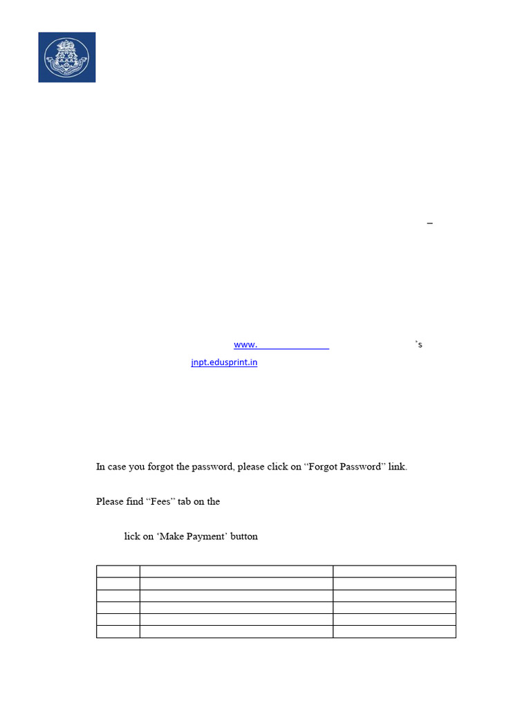 Fee Circular STD II To IX | PDF | Fee | Payments