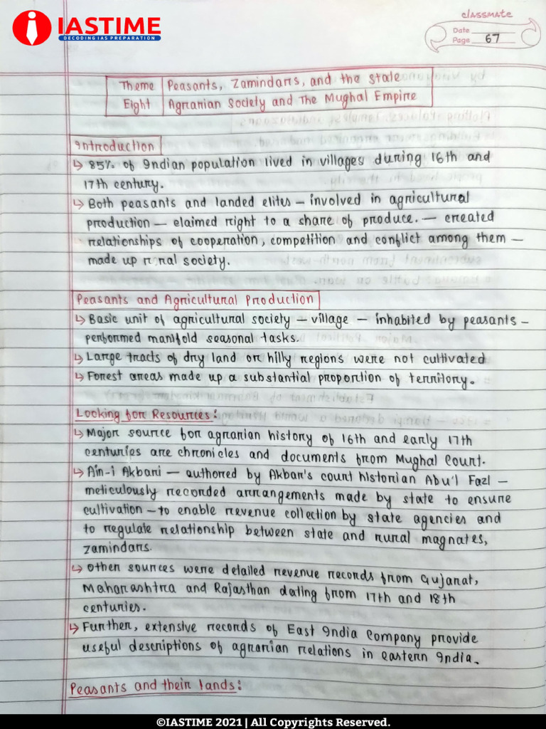 NCERT History Class 12 Part-2 (Chapter-8) by ©IASTIME | PDF