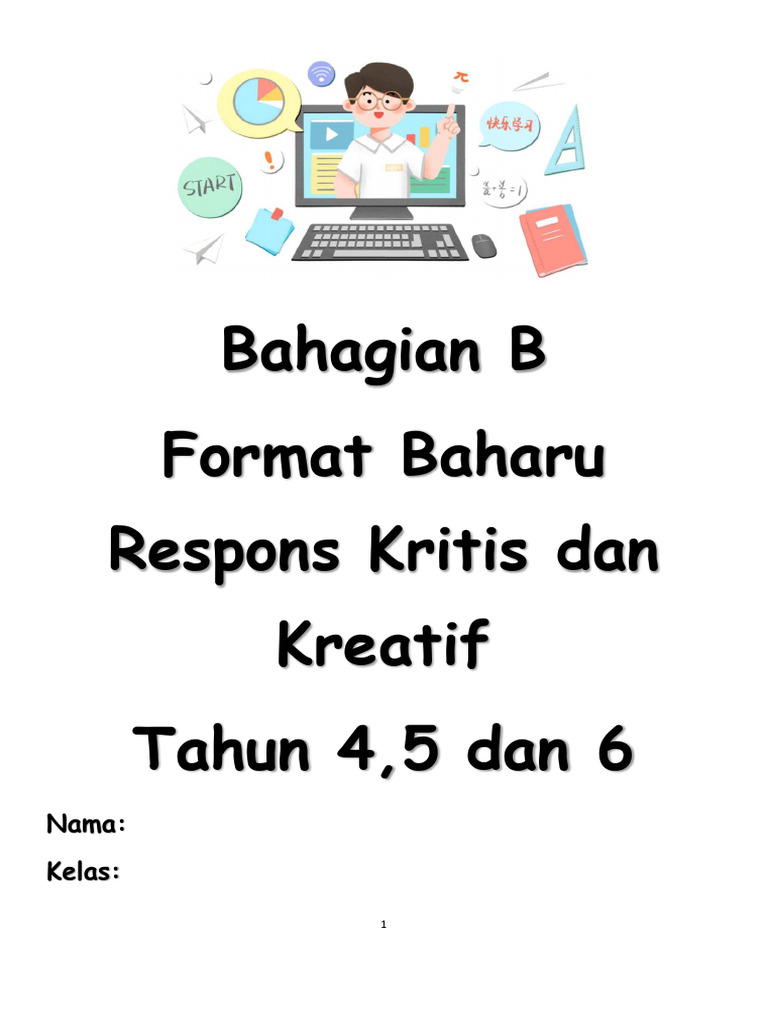 Bahagian B Format Baharu Respon Kritis Dan Kreatif | PDF