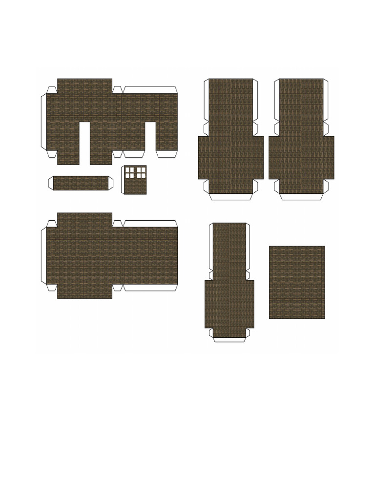 Minecraft Papercraft House - 394018.jpg | PDF