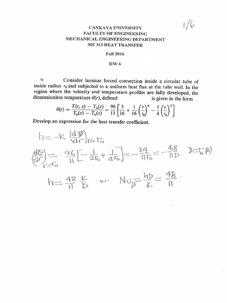 ME 313 HW 6 SOL Fall | PDF
