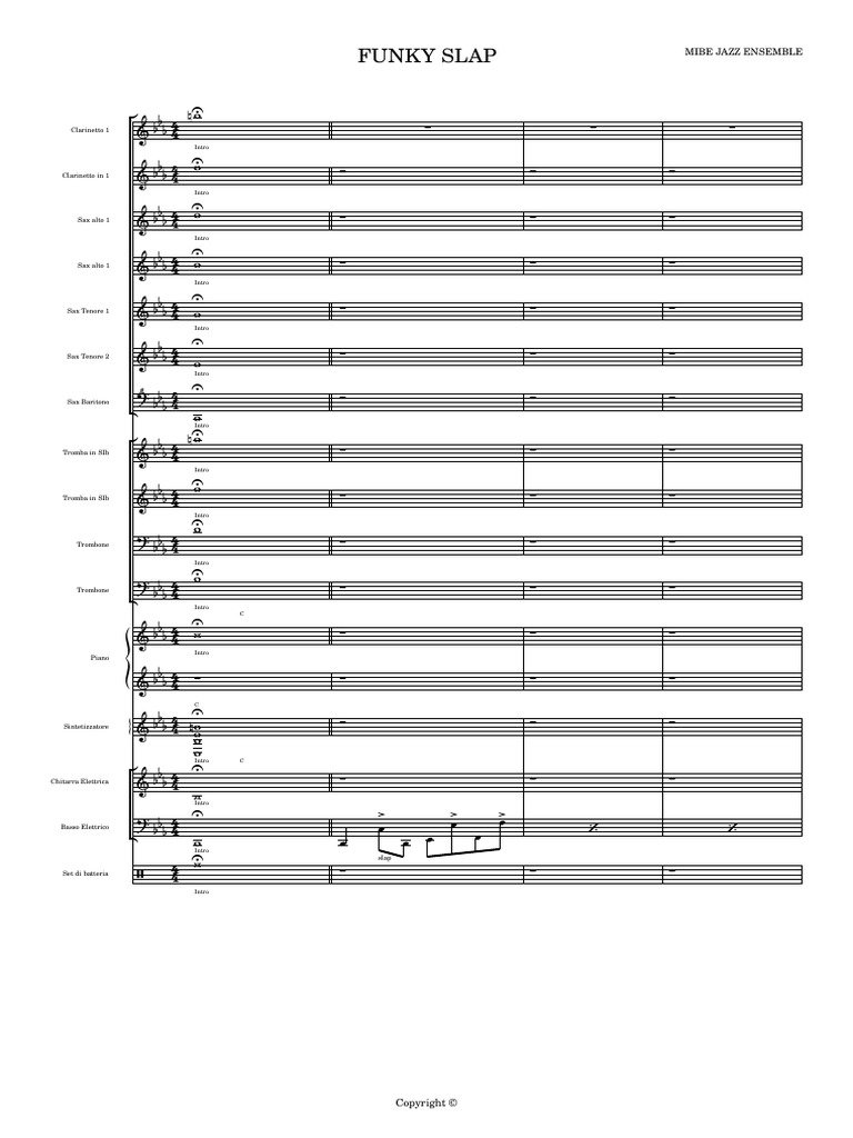 Funky Slap | PDF | Musical Instruments | Aerophones