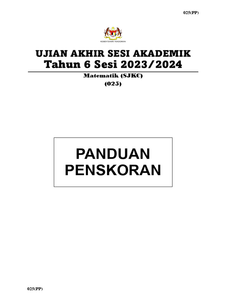 MT6 (2) Jawapan | PDF