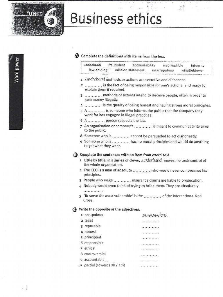 Business Ethics B + | PDF