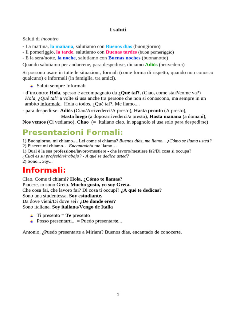03 Saluti + Descrizione Persone | PDF