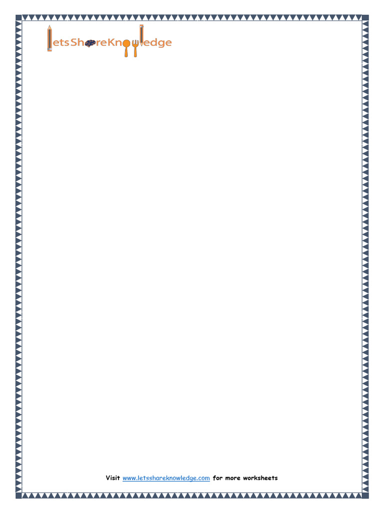 Grade 1 Is and Are Grammar Printable Worksheet 4 | PDF