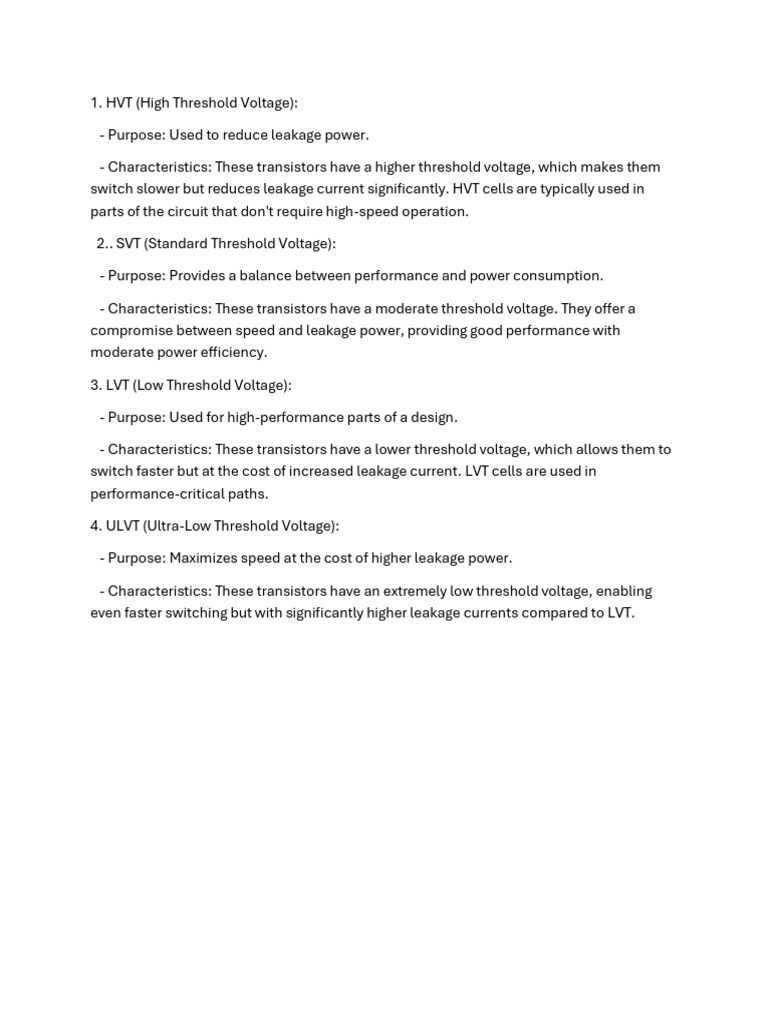 HVT, SVT, LVT, HTVT | PDF