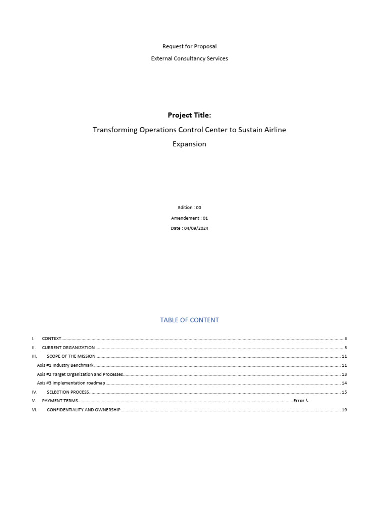 SCF - External Consultancy Services - RAM OCC - To Share | PDF | Performance Indicator ...