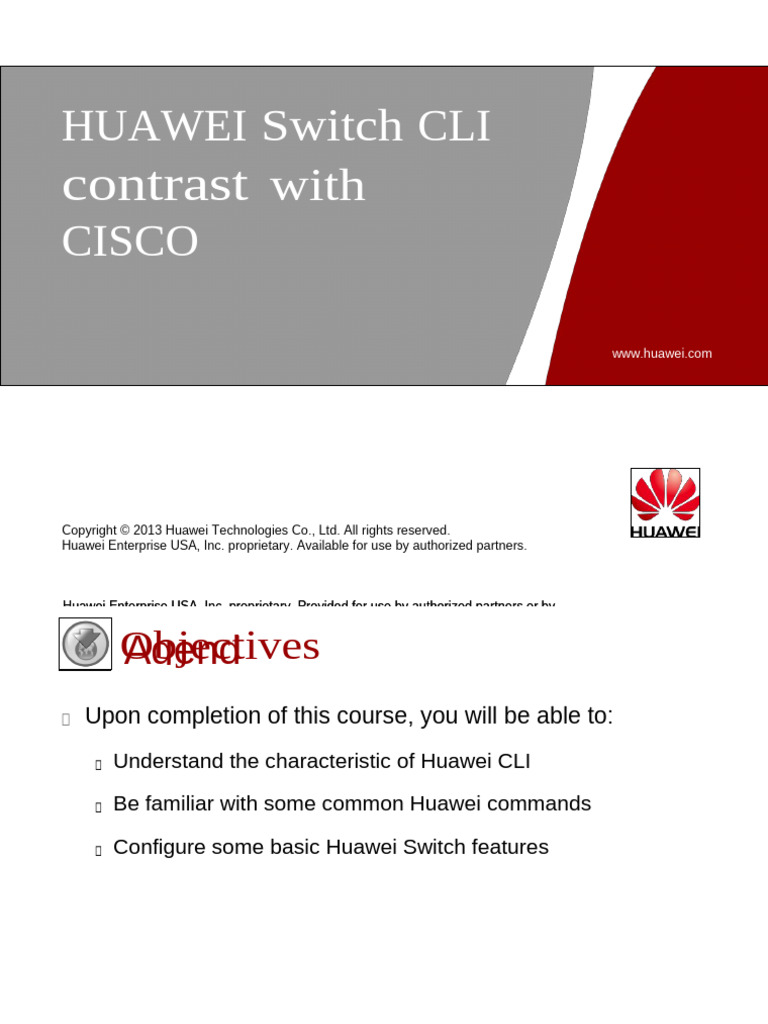 Huawei Cisco Xref Switch CLI | PDF | File Transfer Protocol | Computer Engineering