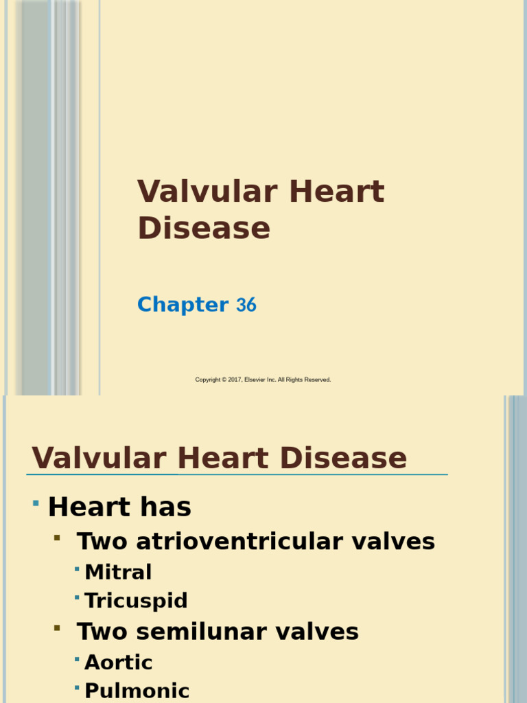 Chapter_036- Valvular Heart Disease | PDF | Heart Valve | Heart