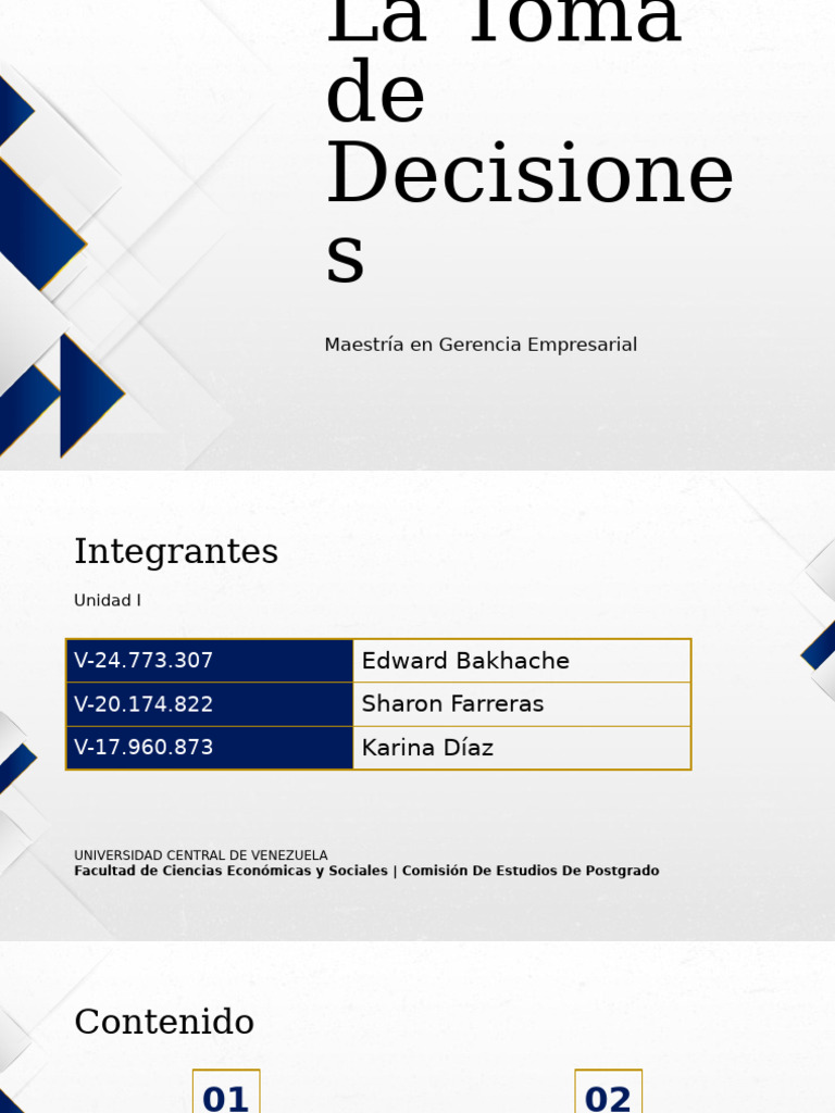 Exposición Toma de Decisiones | PDF | Toma de decisiones | Comportamiento