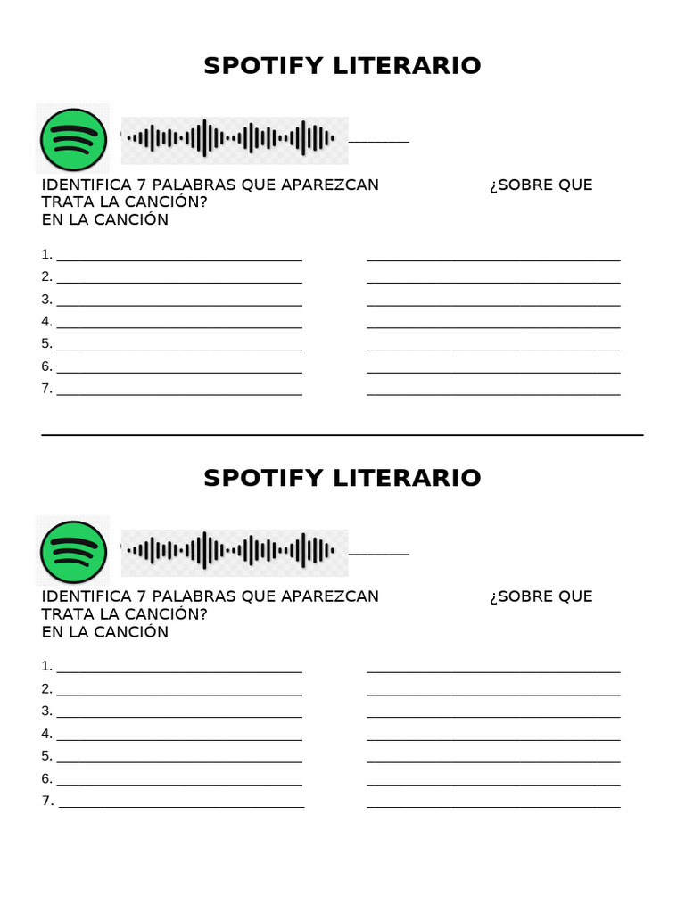 Spotify Literario | PDF