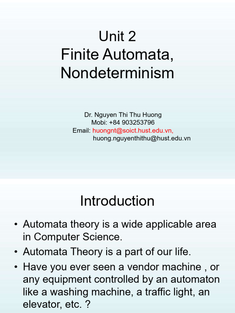 CS372 Formal Languages & The Theory of Computation | PDF | Automata ...