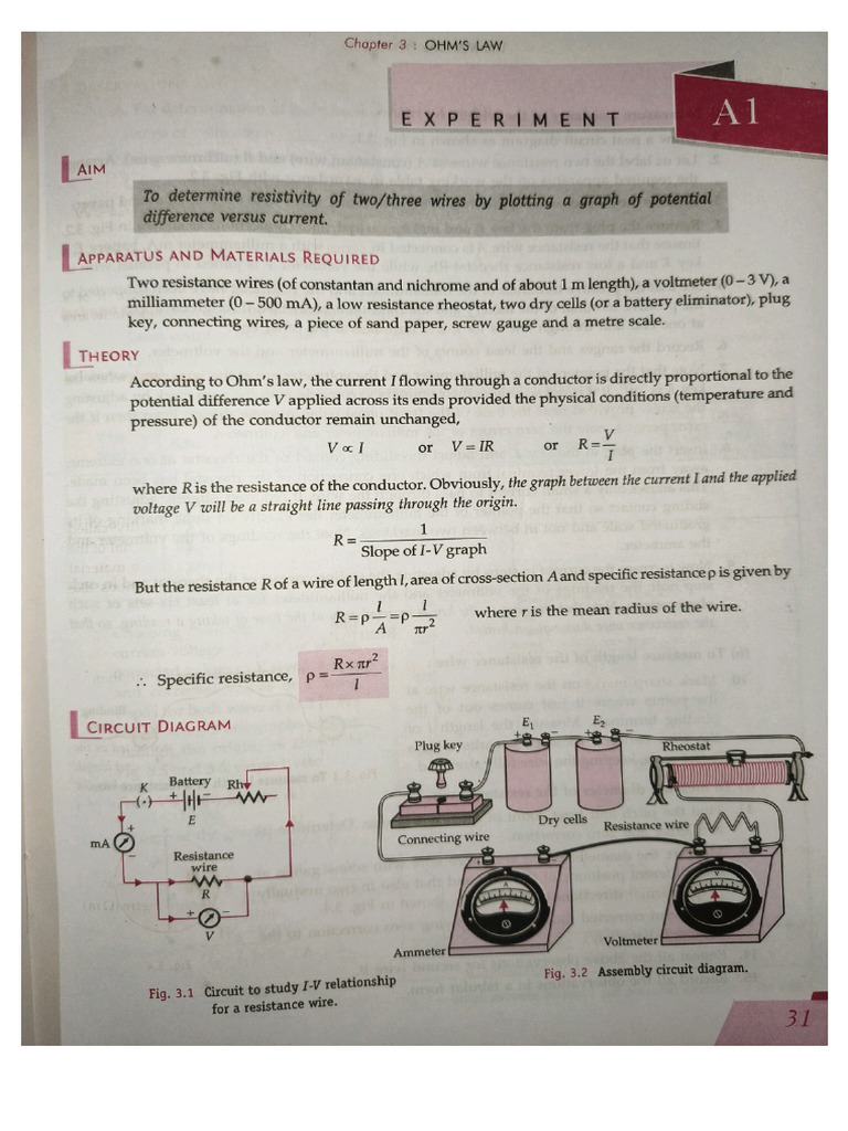 Experiment A1 | PDF