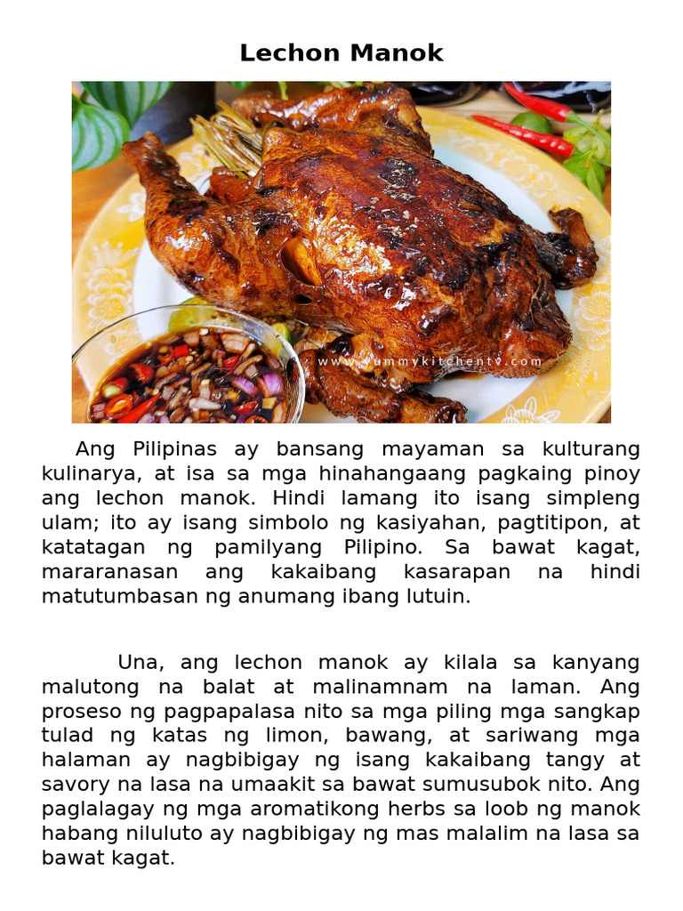 Lechon Manok | PDF