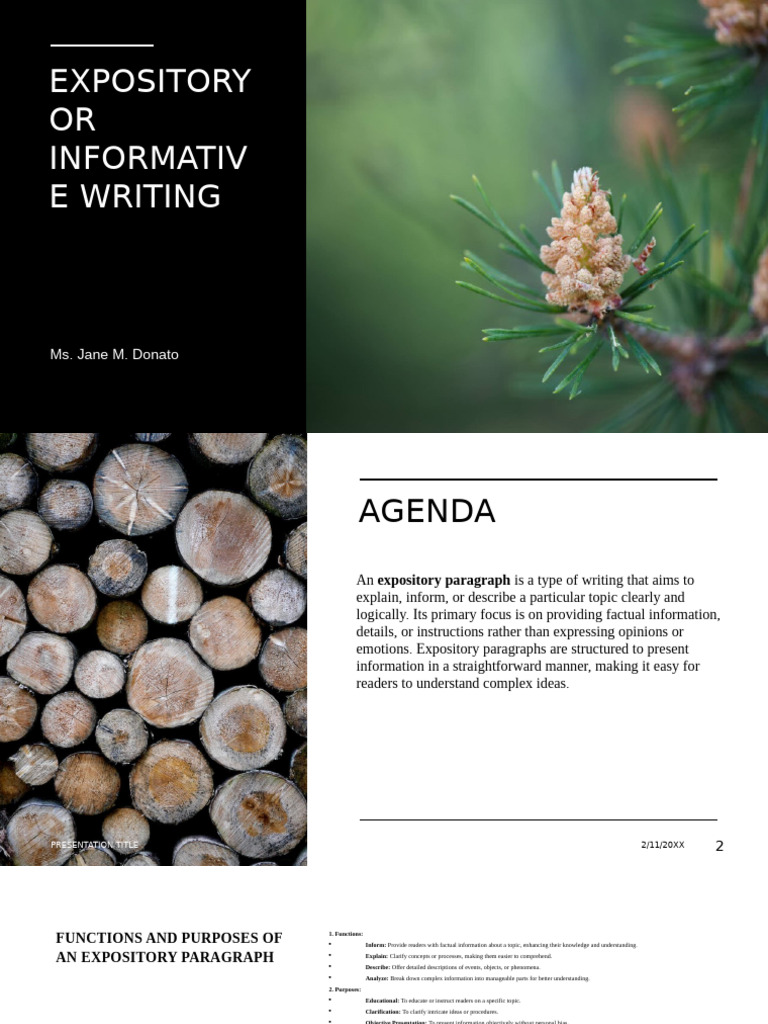 Expository or Informative Writing | PDF | Water Cycle | Water