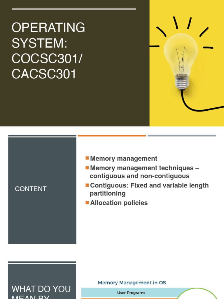 Lec 19 Memory Management | PDF | Process (Computing) | Office Equipment
