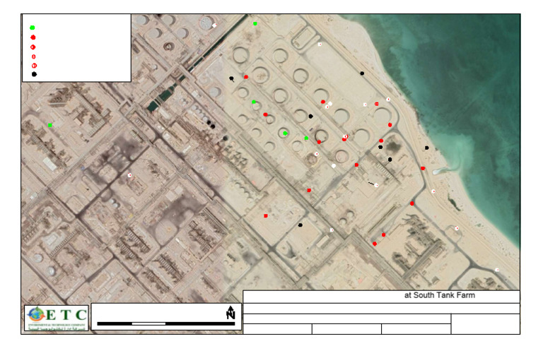 Ras Tanura Well Tank Farm South Well Location Map July 2023 | PDF