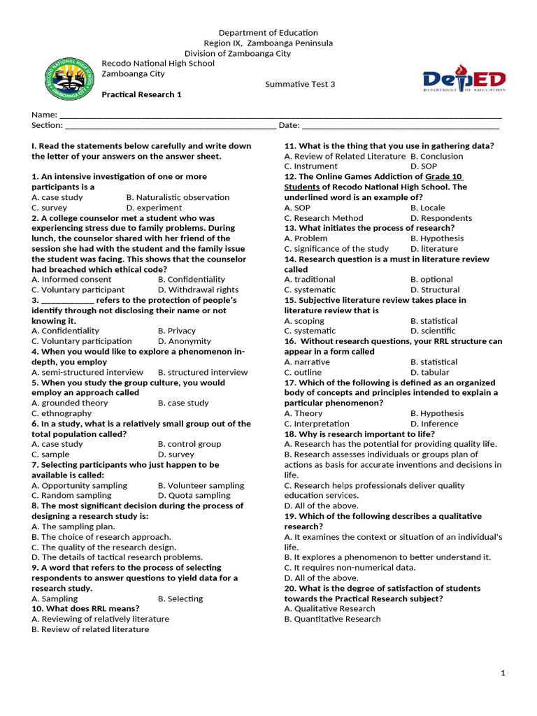 sum3_pr1 | PDF | Sampling (Statistics) | Survey Methodology