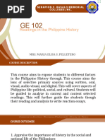 Ge 2 Readings in Philippine History Module | PDF | Foreign Language Studies | History