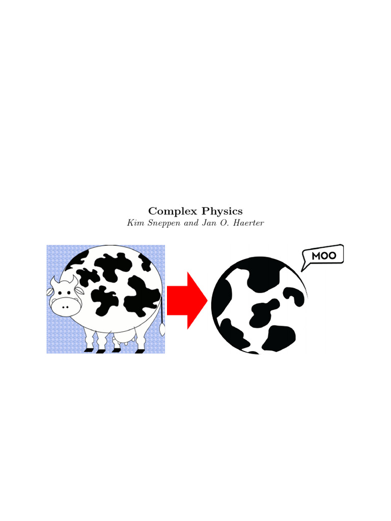 Complex Physics by Kim Sneppen | PDF | Statistical Mechanics ...