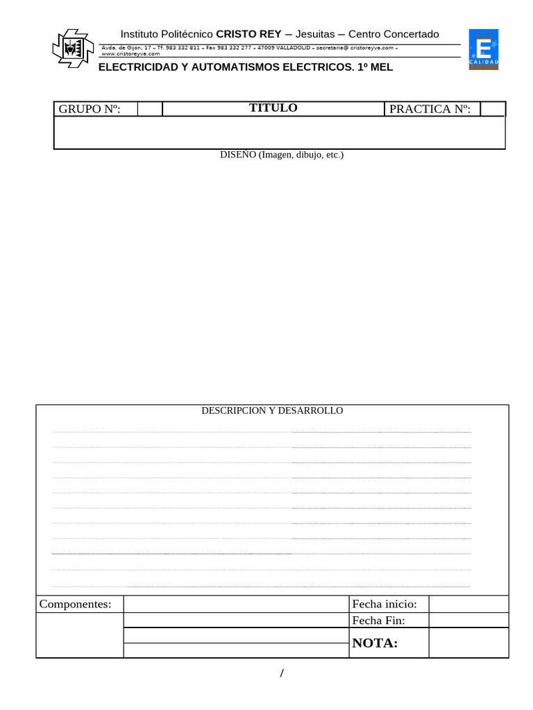 00 - Modelo Informe - Eae | PDF