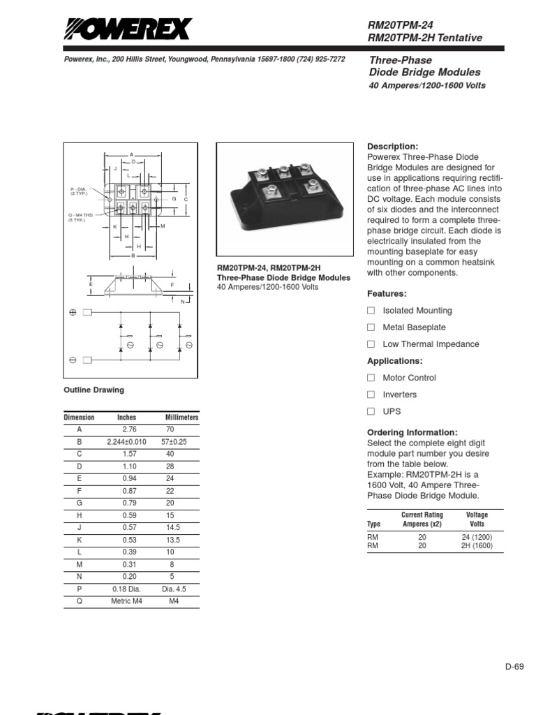 Diode Rectifier | PDF