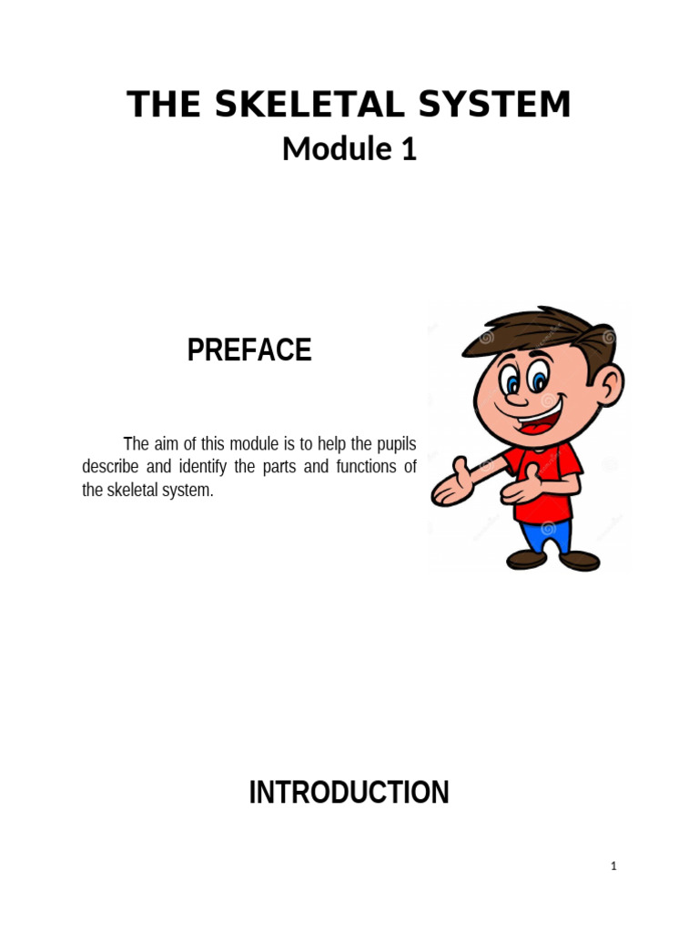 Skeletal System Module 1 | PDF | Bone | Skeleton
