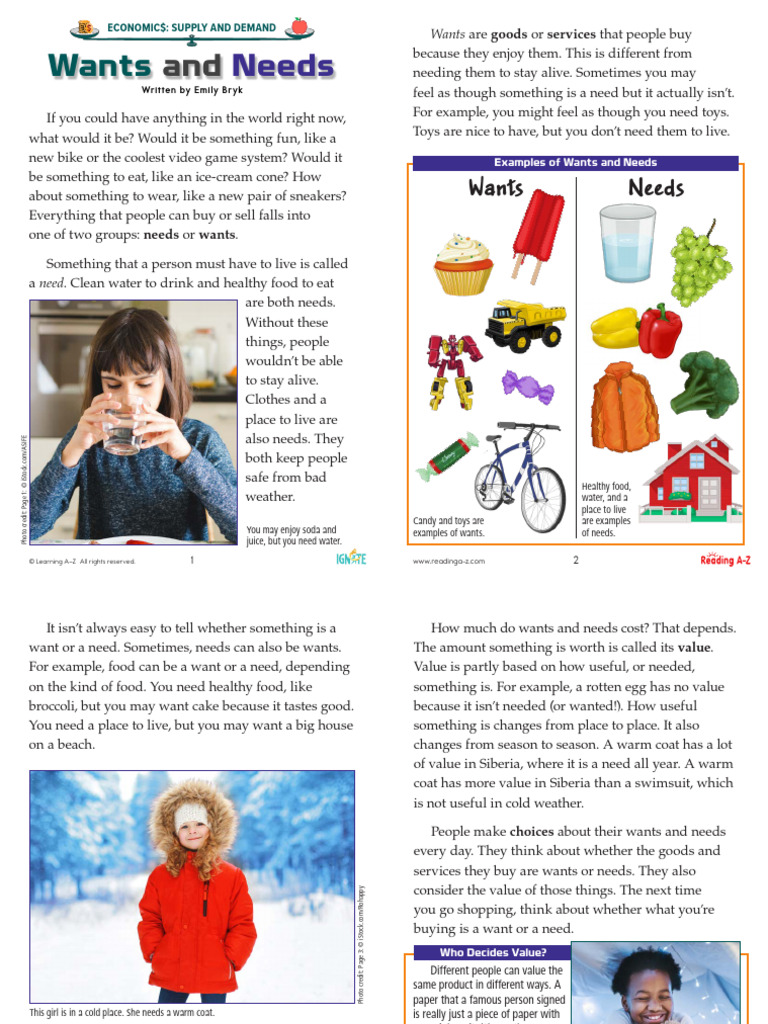 Hilo g3-4 Wants and Needs | PDF