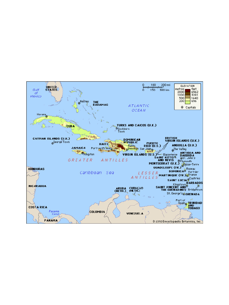 West Indies - Islands, People, History, Maps, & Facts - Britannica | PDF