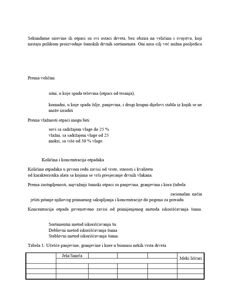 Sekundarne Sirovine | PDF