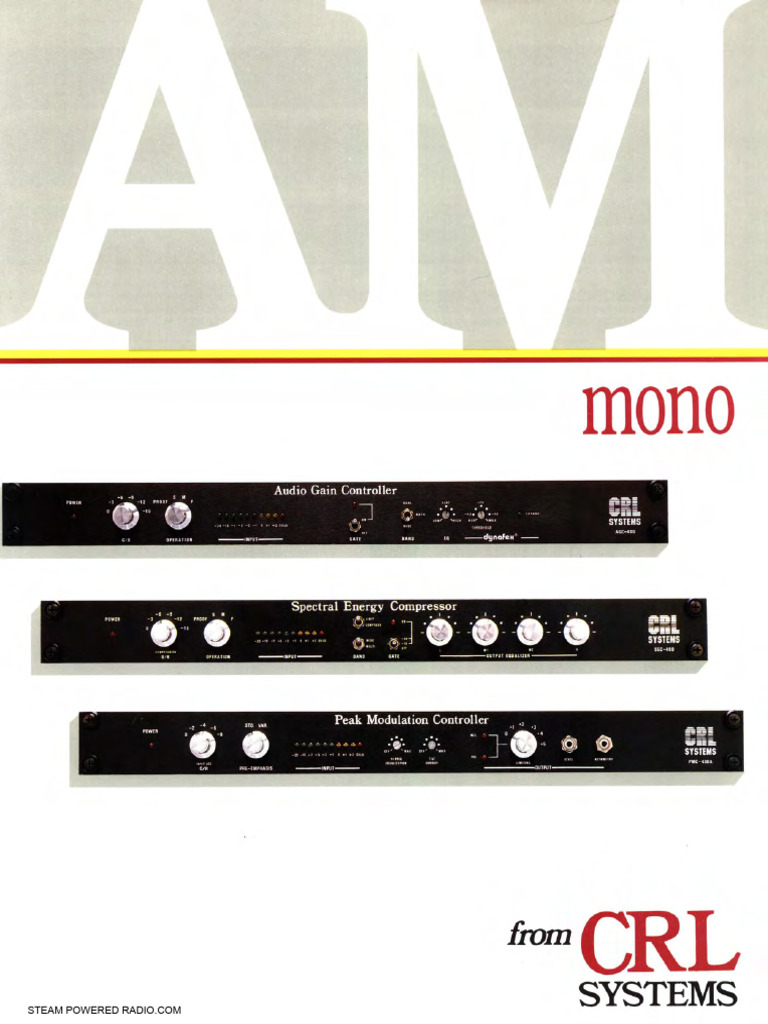 AM Broadcast Audio Processing | PDF | Decibel | Bandwidth (Signal Processing)