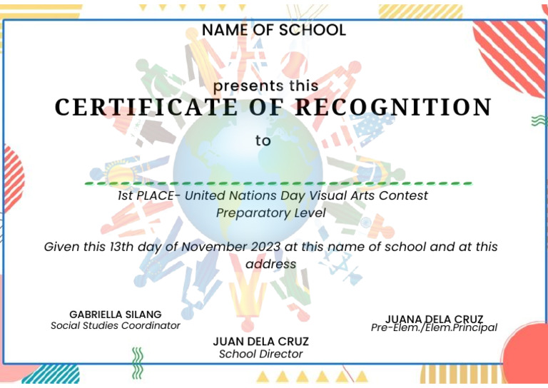 UN Certificate | PDF