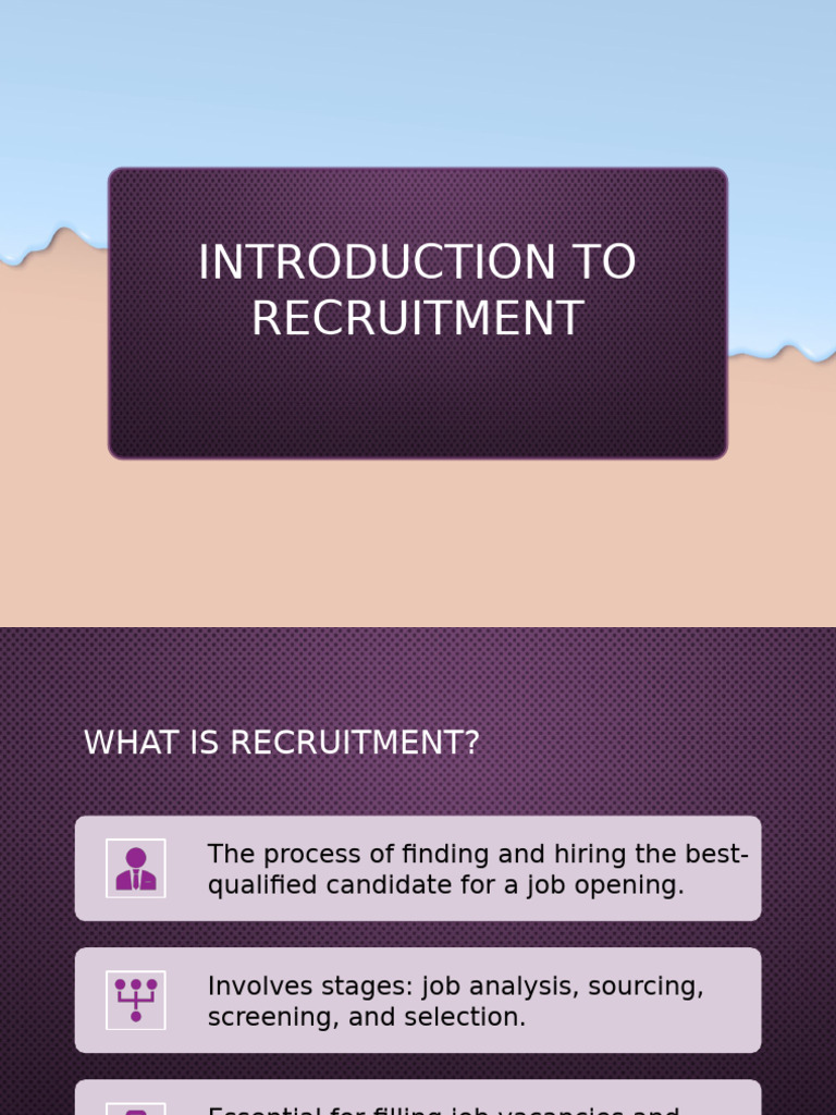 Recruitment Lesson | PDF | Recruitment | Social Psychology
