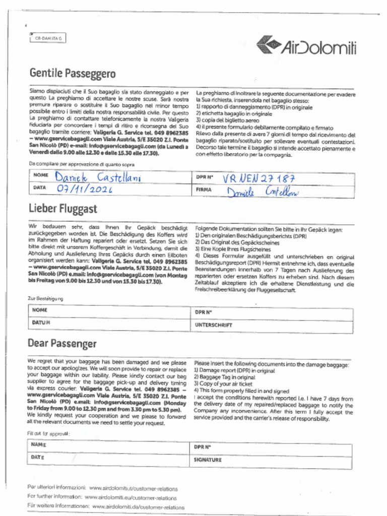 Liberatoria Firmata | PDF